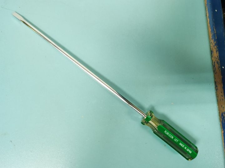(Original) Rubicon Screwdriver 250mm (-) No - 107 Made in Japan (Local ...