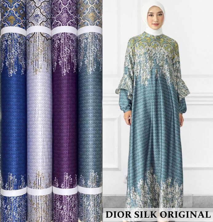 Kain Silk Original Motif Maharajo harga per setengah meter | Lazada ...