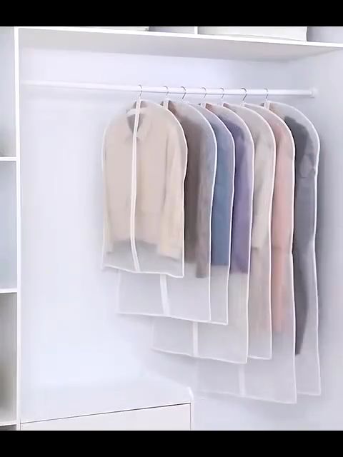 Clothes Cover Dustproof EVA Waterproof Clothes Protector with Full ...