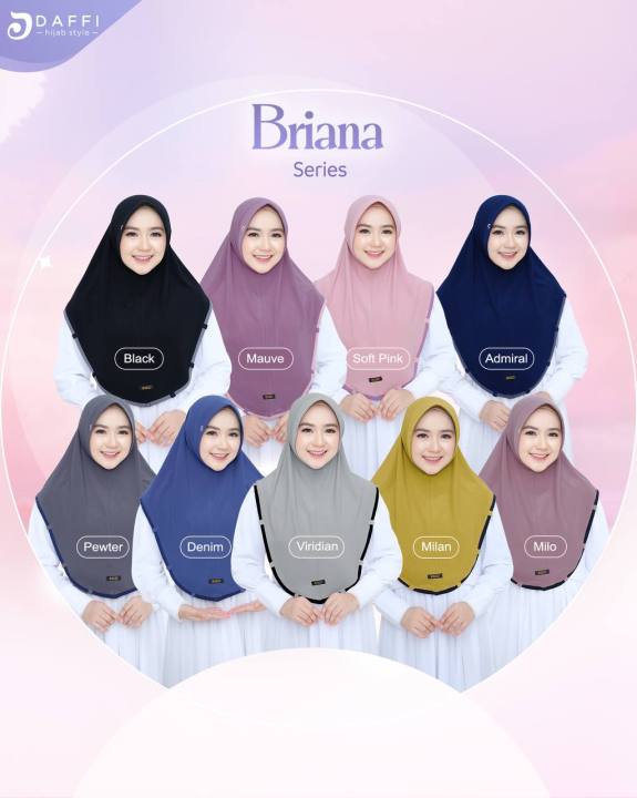 Hijab Instant Briana by Daffi Hijab | Lazada Indonesia