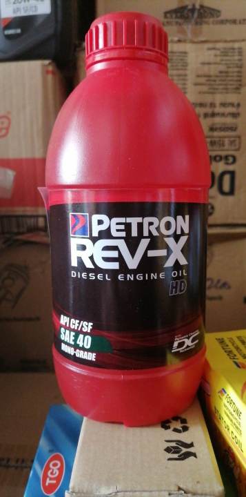 Rev-X Petron Diesel Engine Oil API CF/SF SAE 40 Mono-Grade 1 Liter ...
