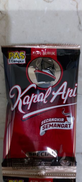 KOPI KAPAL API MINI 6 GRAM (1 RENCENG ISI 10 SACHET) | Lazada Indonesia