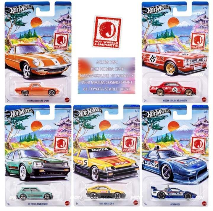 [oy toys] Hot Wheels J-Imports 2024 | Lazada