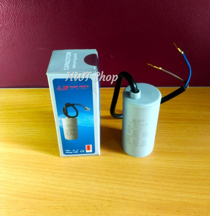 Kapasitor 12 Uf 450v JP ~ Capacitor 12 Uf 450v ~ Kapasitor Pompa Air ...