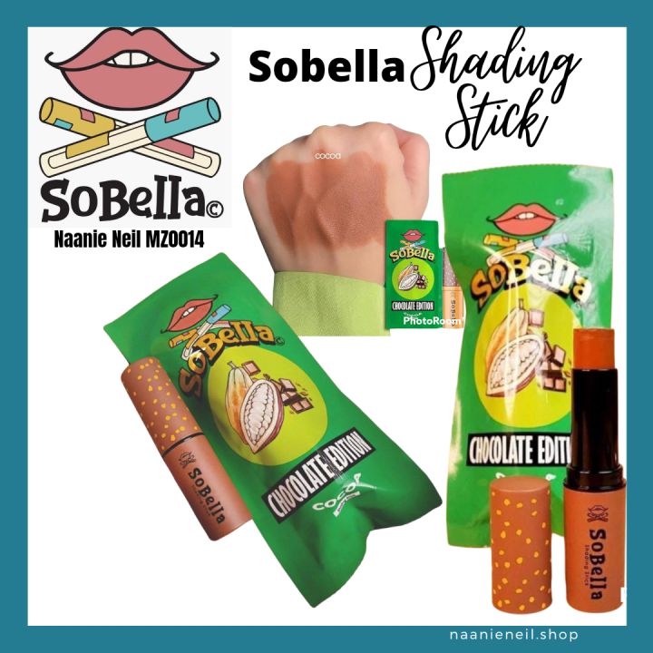 Sobella Shading Stick Cocoa Chocolate Edition Nose Shader Contour ...