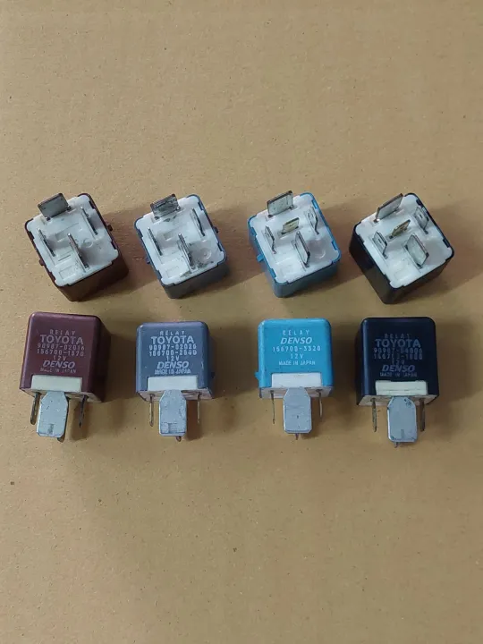 รีเลย์ TOYOTA DENSO 12V รีเลย์คอมแอร์ รีเลย์สตราท มือ2ญี่ปุ่น | Lazada ...