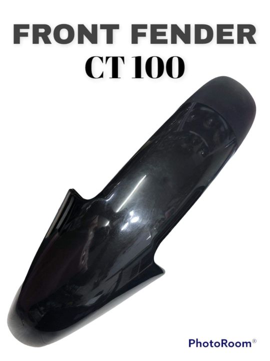 FRONT FENDER FOR CT 100 BAJAJ MATTE/GLOSSY BLACK | Lazada PH