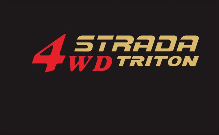 Sticker 4wd strada mitsubishi l200 triton | Lazada Indonesia