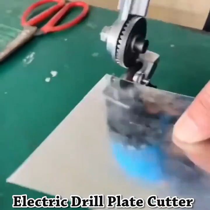 Electric Drill Plate Cutter Sheet Metal Nibbler Precise Cutting ...