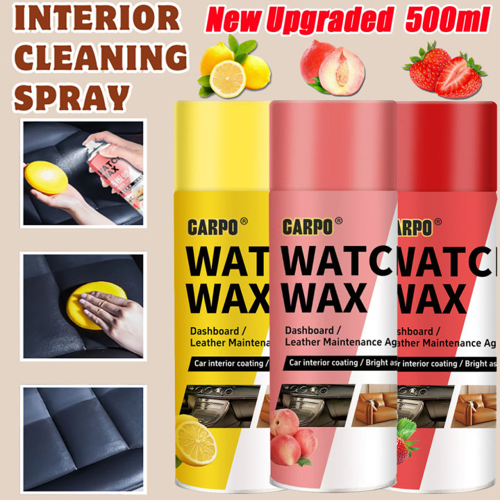 Car Interior Dashboard Watch Wax Interior Spray For Car Plastic ...
