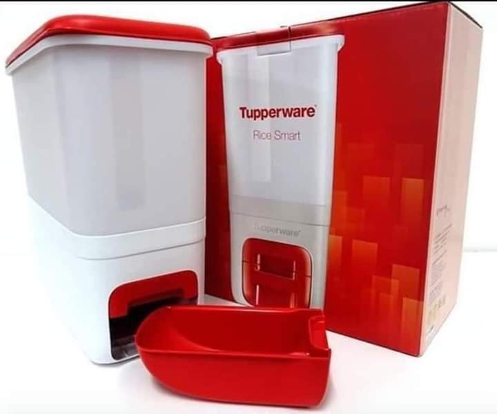 TUPPERWARE RICE SMART 10 kilo ( RED/MERAH) | Lazada