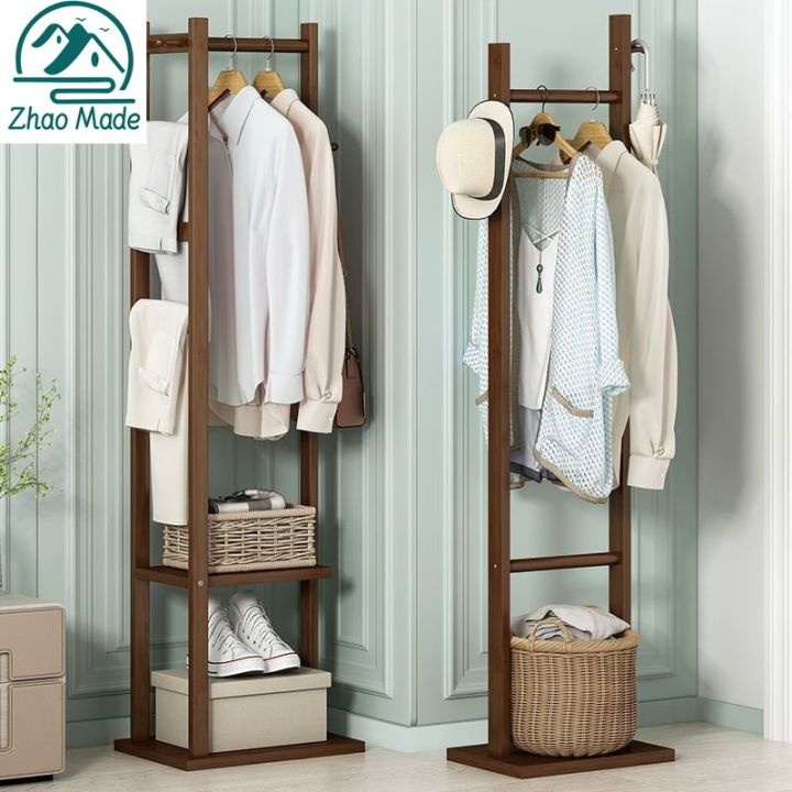 Zhao Made Nordic Style Simple Coat Rack Vertical Bedroom Floor Rack ...