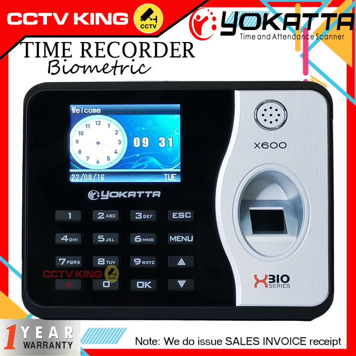 YOKATTA X600 Biometrics Attendance Time Keeper Machine, Biometric ...