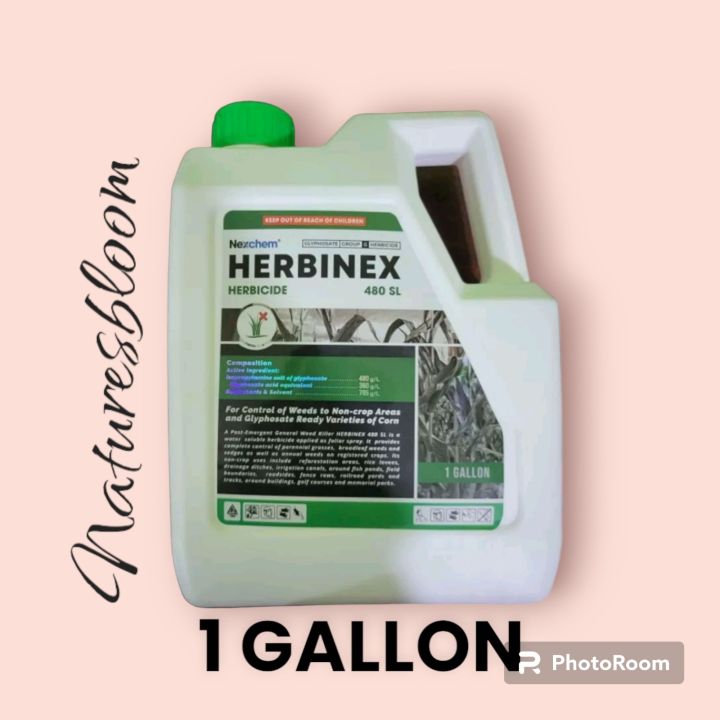 HERBINEX 480 GLYPHOSATE HERBICIDE (1 GALLON) by NEXCHEM | Lazada PH
