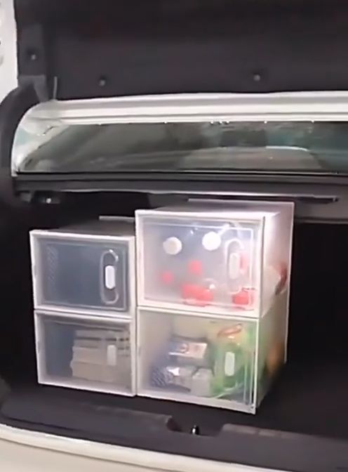 Hisoa Multi-Layer Shoe Rack Box Stackable Transparent Visible Design ...