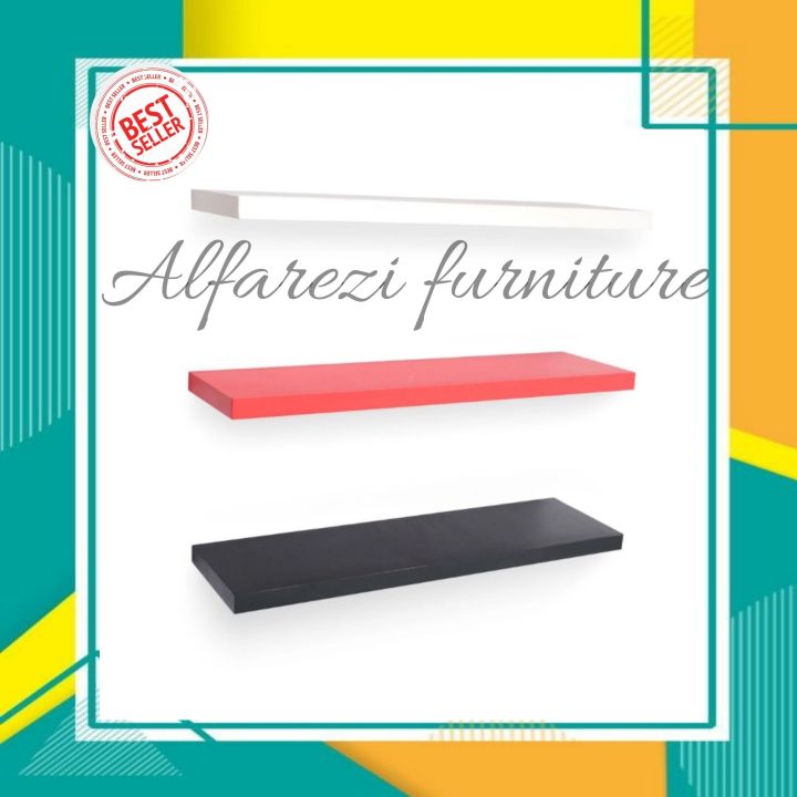 Rak hiasan dinding tempel tembok 3 susun minimalis multi warna | Lazada ...