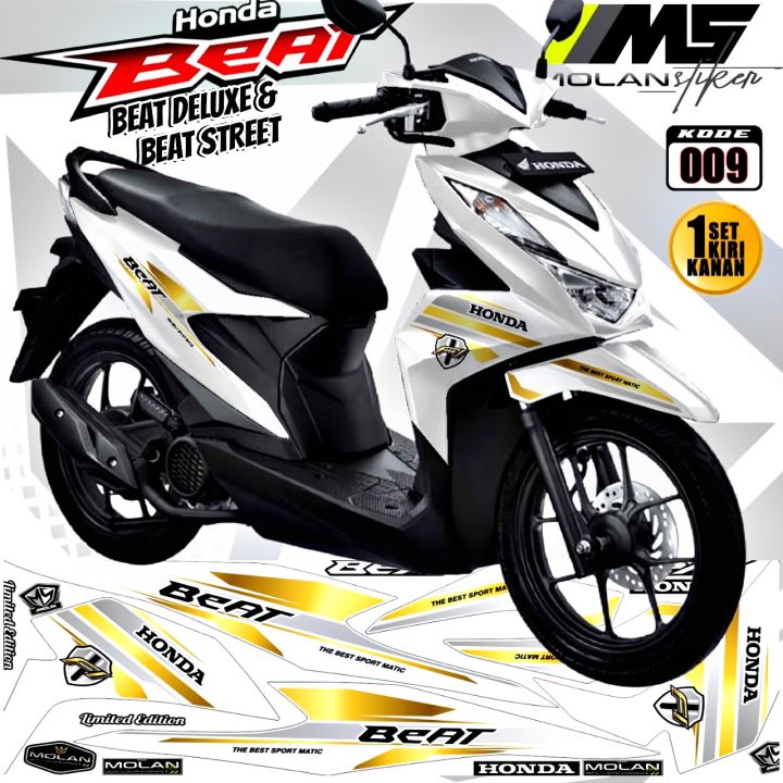 Decal Sticker Striping Variasi Beat Deluxe 2020-2024 & Beat Street 2020 ...