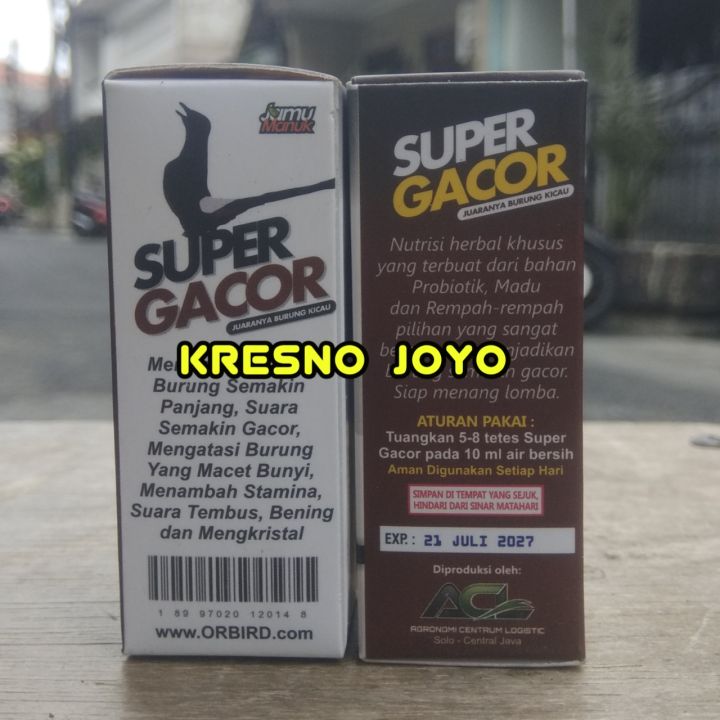 SUPER GACOR ORBIRD VITAMIN PENGGACOR BURUNG UNTUK HARIAN MAUPUN LOMBA ...
