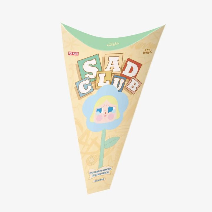[ของแท้ พร้อมส่ง] POP MART ดอกไม้ CRYBABY Sad Club Series-Plush Flower ...