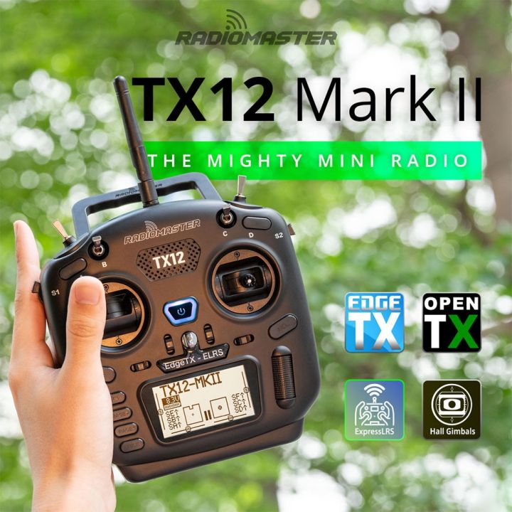 ในสต็อก RadioMaster TX12 MKII ELRS EdgeTX Multi-Module Compatible ...