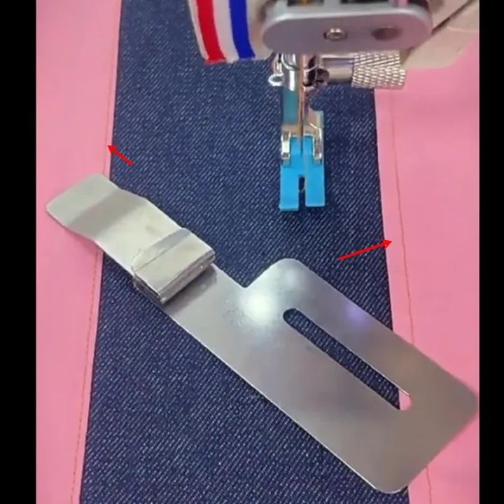 1Pcs Lap Seam Folder Pull Cylinder Seam Gauge Quilting Patchwork ...