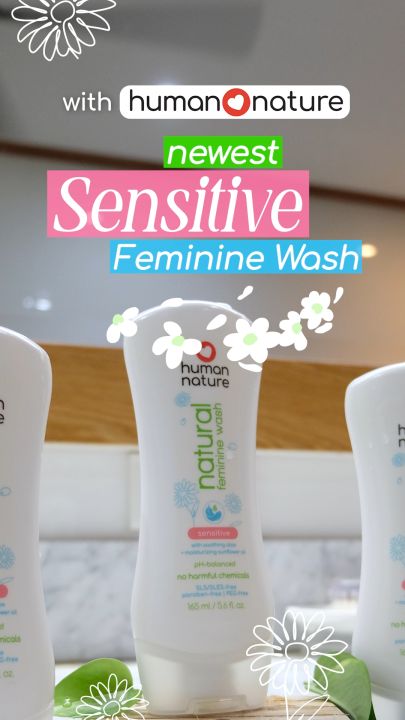Human Nature 165ml Natural Feminine Wash - Sensitive | Lazada PH