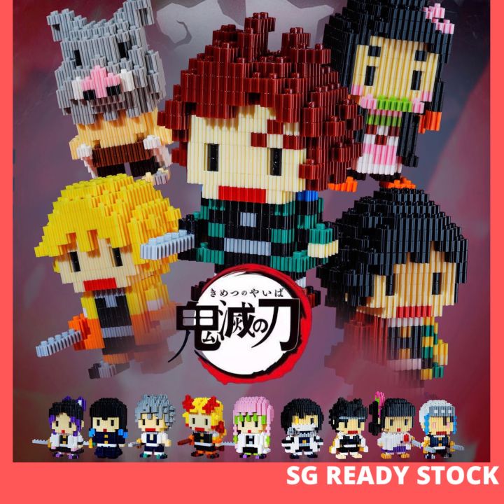 [NaniNano SG] Demon Slayer inspired Nano building blocks tanjiro nezuko ...
