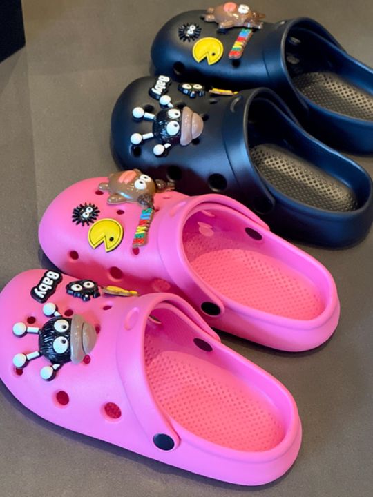 Cute Sausage Mouth Sandals Women's New Summer Beach Cartoon Outdoor ...