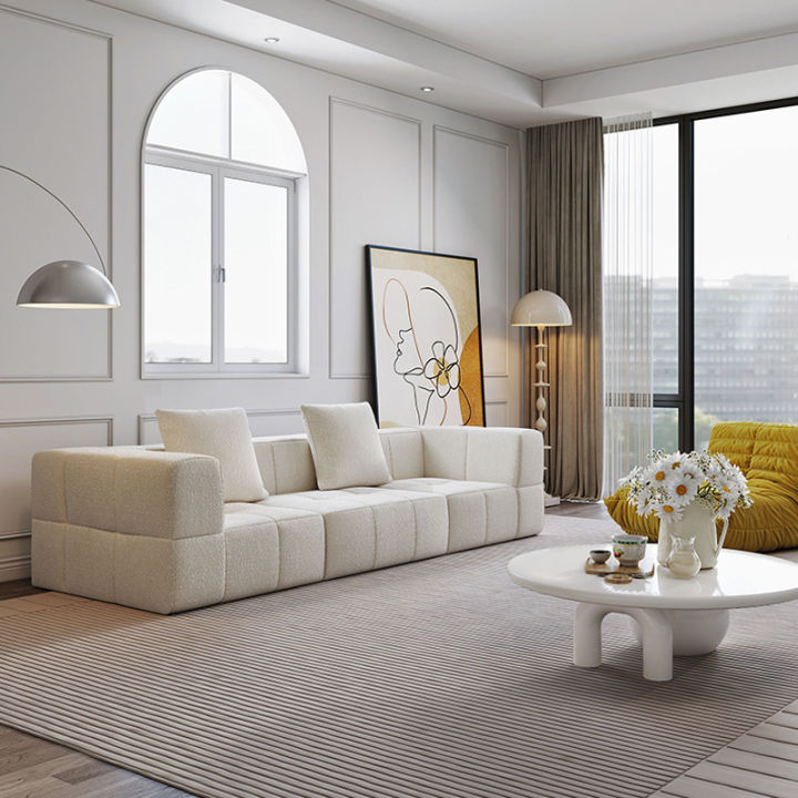 Compressed Sofa Vacuum Compressed Scroll Pack Cream Style Sofa Living ...