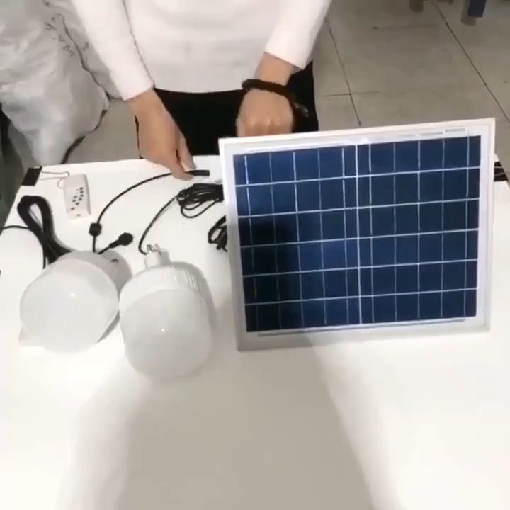 Portable Solar Lights bulb Powered Energy Saving LED Light Solar Bulb ...