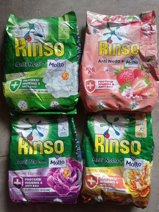 Rinso Detergent Bubuk Anti Noda + Molto 770 gr | Lazada Indonesia