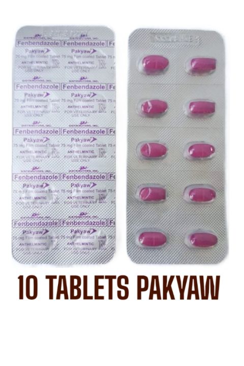 PAKYAW DEWORMER 10 TABLETS | Lazada PH