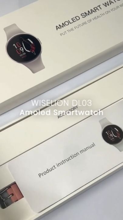 WISELION DL03 Smartwatch 2024 - Jam Tangan Super Amoled 1.04” Kecil dan ...