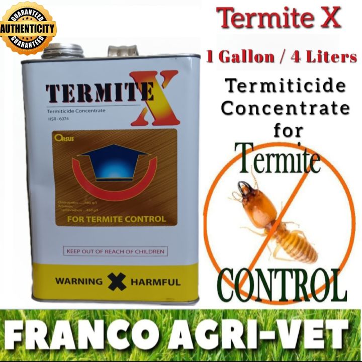 Termite X Termiticide Concentrate ( 1 Gallon/4 Liters ) | Lazada PH