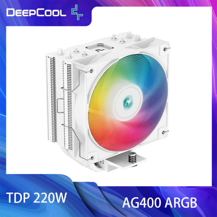 DeepCool AG400 ARGB Cpu Cooler 4 Heat Pipe 5V 3PIN TDP 220W Air Cooler ...