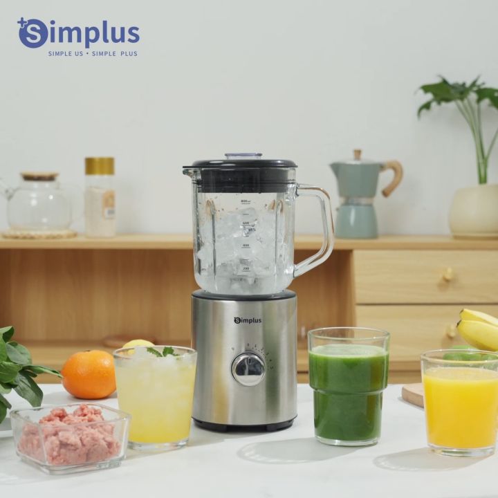 Simplus Ice Crusher Blender Ice Power Heavy Duty Ice-Crushing Mixer ...