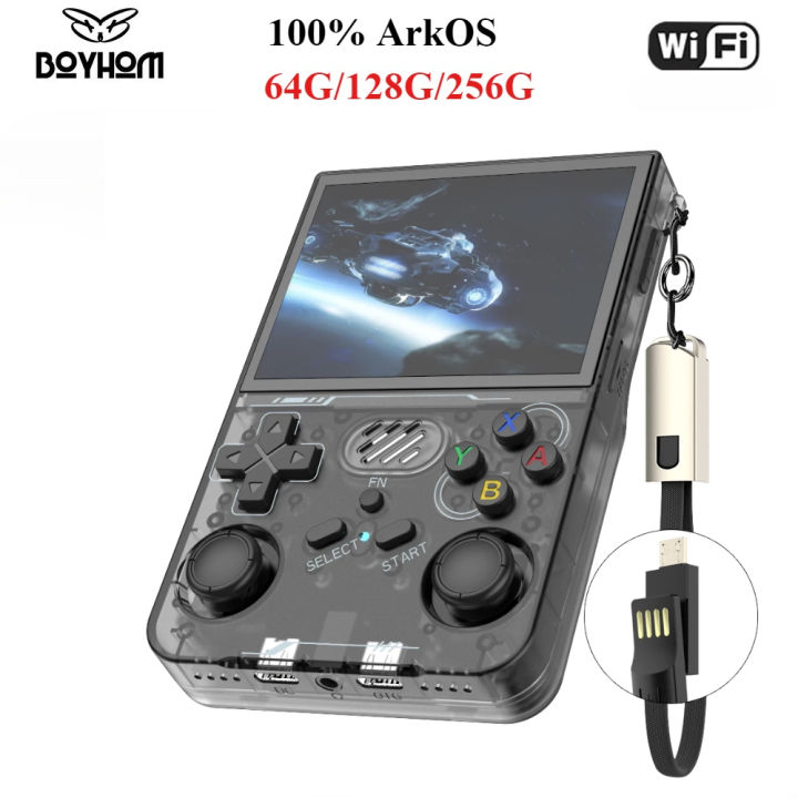 100% ArKOS R36XX Retro Handheld Game Console Linux System 3.5 Inch IPS ...