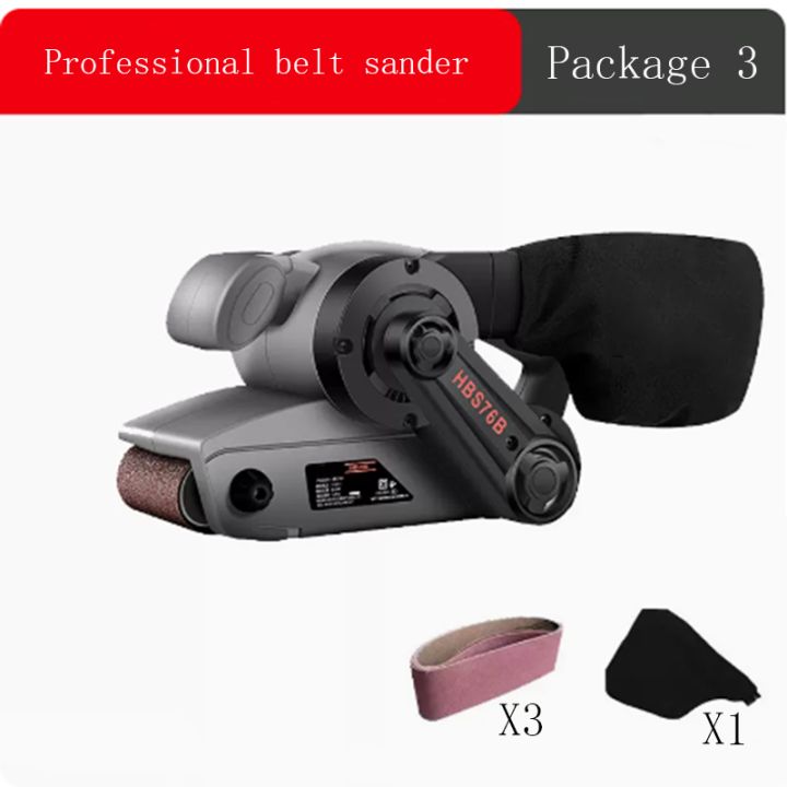 High power belt sander Portable sander Sanding machine Small polishing ...
