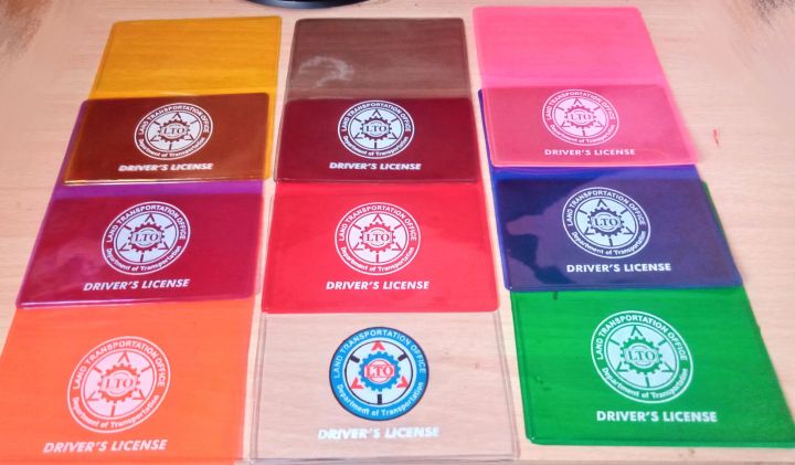 Driver's License Transparent Card Holder / Card Jacket with logo ...