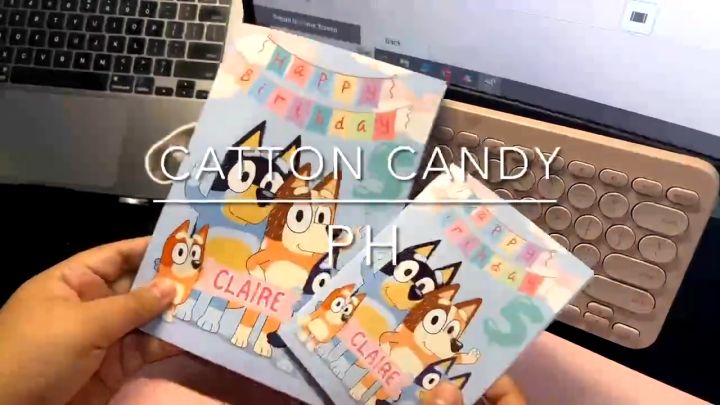 BLUEY THEME Personalized Activity | coloring book loot bag fillers ...