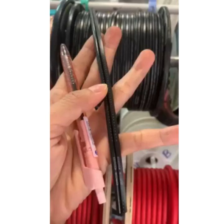 สายลำโพง ทองแดงแท้ ยี่ห้อ NECTECH รุ่น RCS สายสีดำ 16AWG ชุด 5 เมตร Speaker/Power/Signal Cable ...