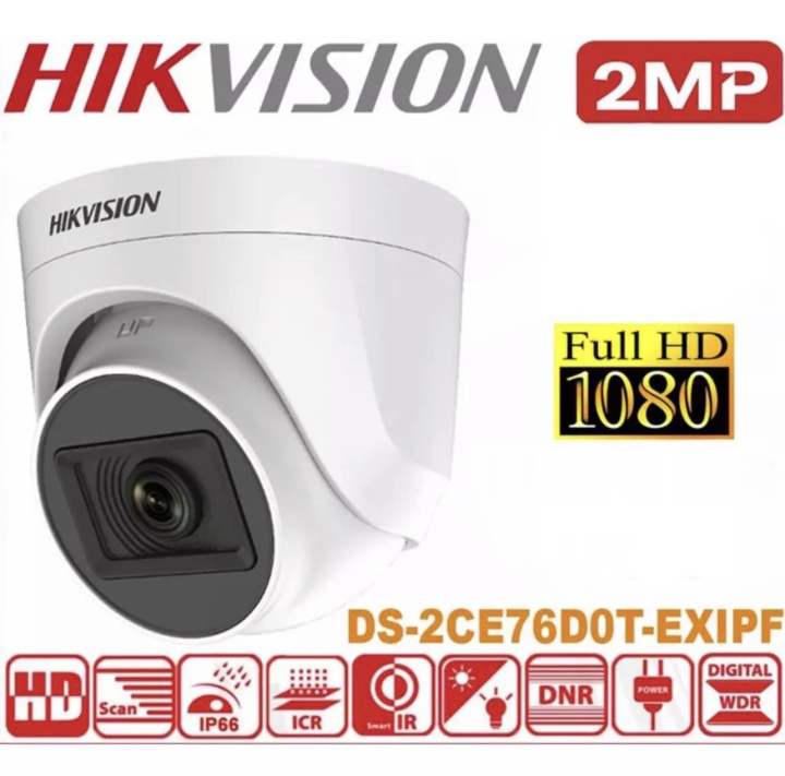 HIKVISION CCTV 2MP Analog Full HD 1080P 4 In 1 Indoor IR Dome Camera ...