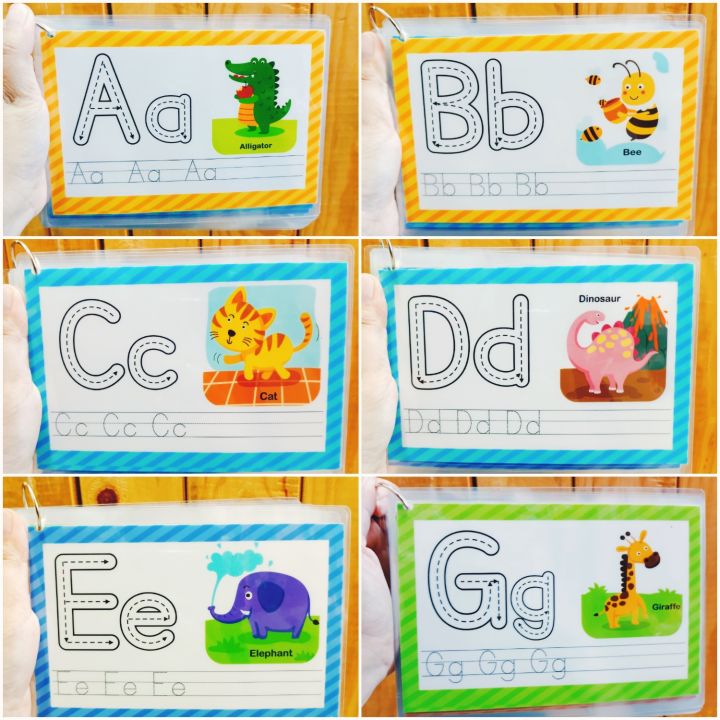 alphabet tracing letters educational reusable write and erase ...
