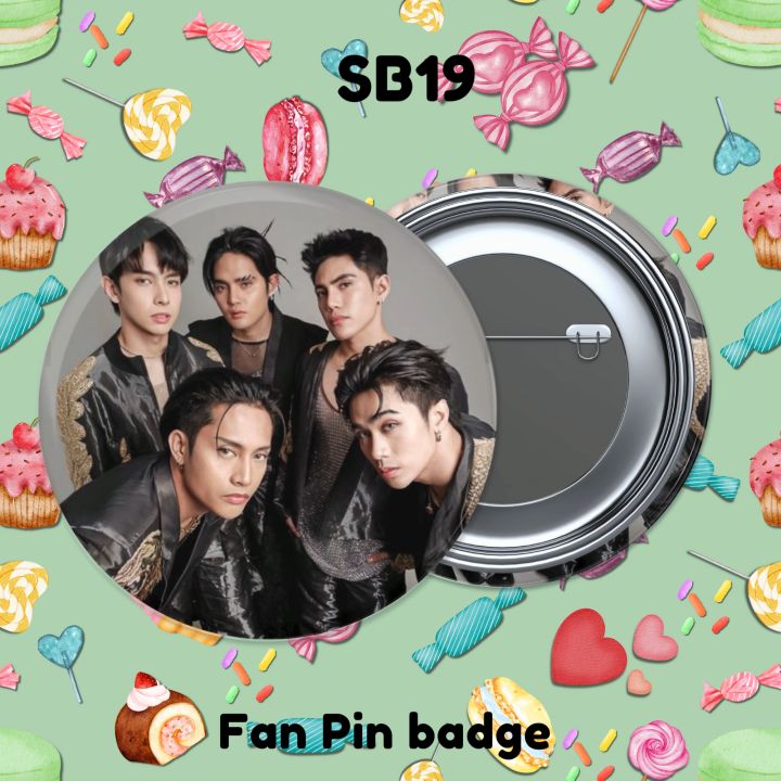SB19 Fan made Pin Badges Complete Member Sets Grab for Gifts and ...
