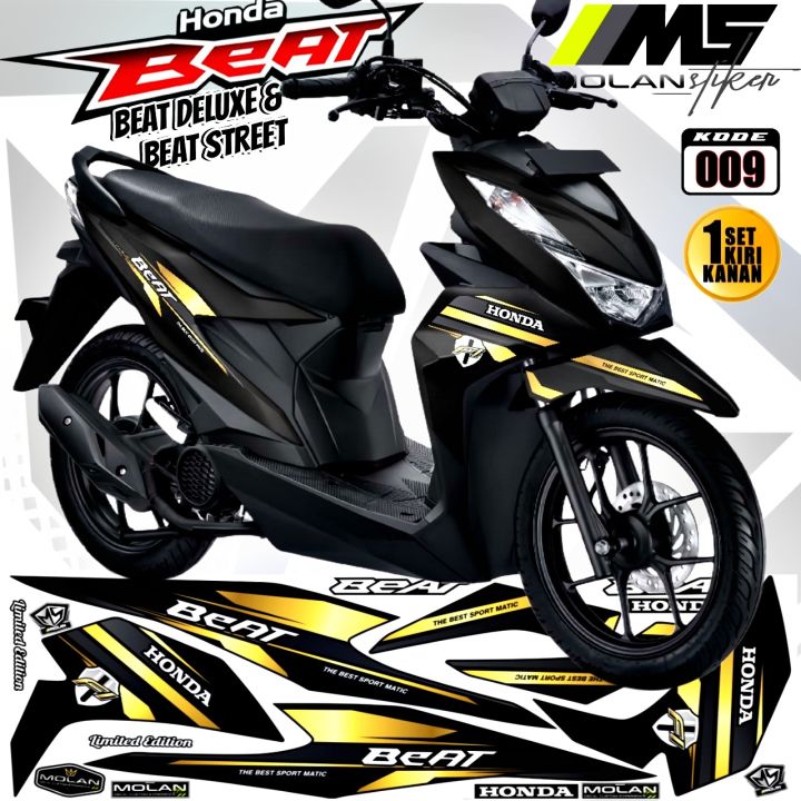 Decal Sticker Striping Variasi Beat Deluxe 2020-2024 & Beat Street 2020 ...