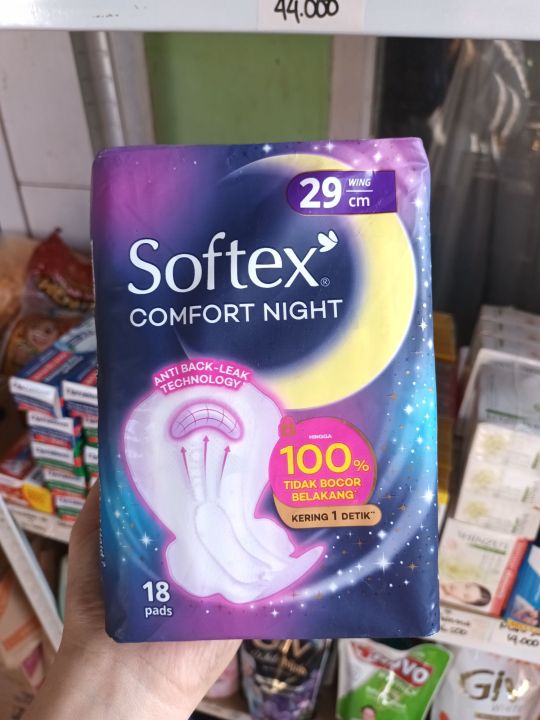 Softex Comfort Night 29cm isi 18s - Pembalut Malam | Lazada Indonesia