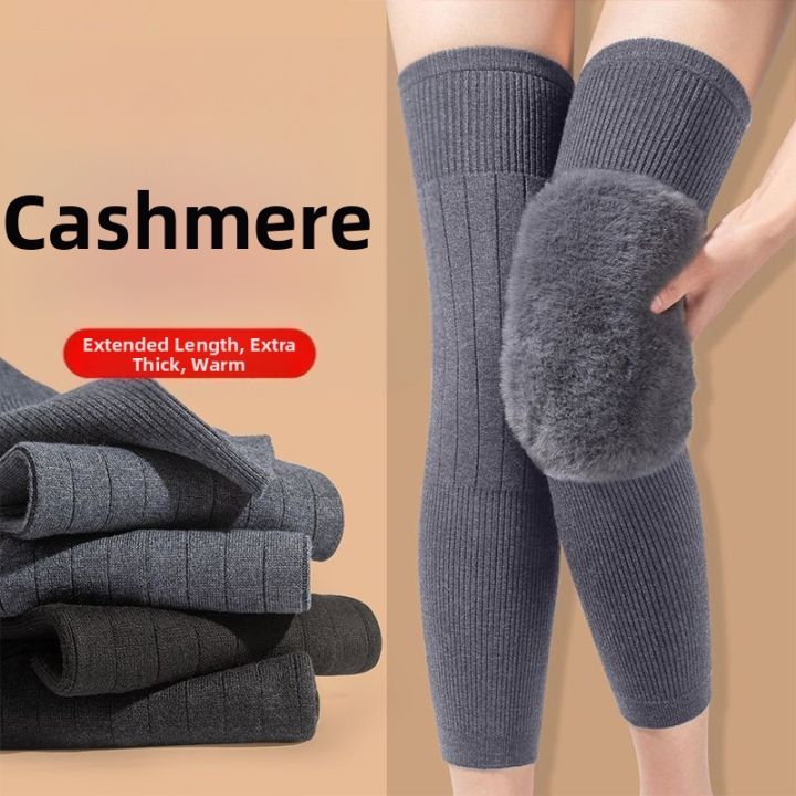 Cashmere Knee Pads Warmth Elderly Ladies Men's Joint Old Cold Legs ...