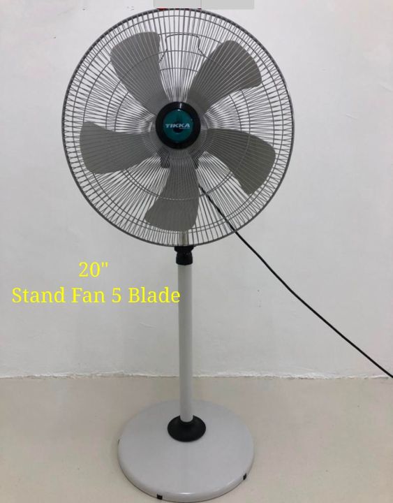 Stand Fan 20" 5 Blade Tikka | Lazada