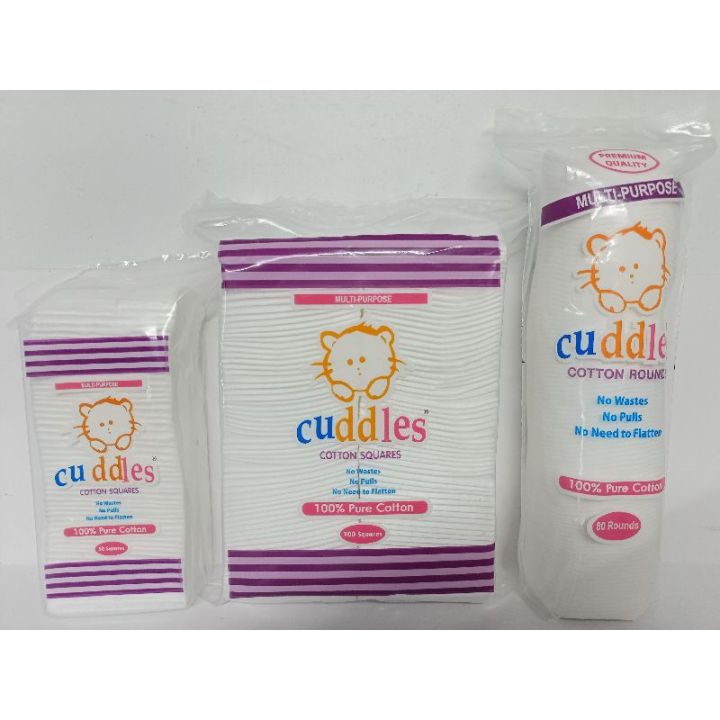 CUDDLES COTTON ROUND /SQUARE PUFF | Lazada PH