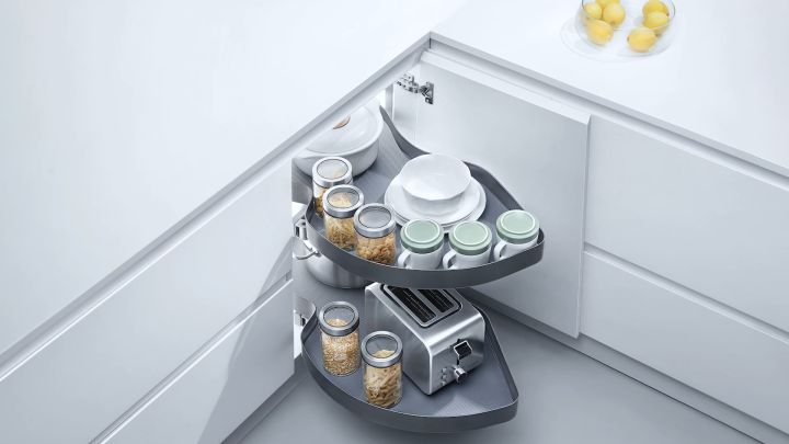 HIGOLD Corner Basket Magic Corner Kitchen Basket Pull out bakset ...